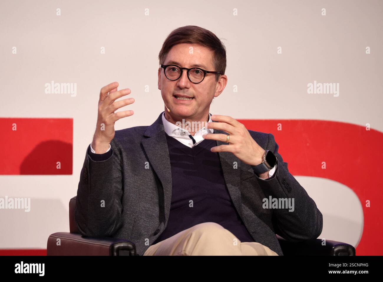 Volker Markl, Co-Director of BIFOLD TU Berlin, Podiumsdiskussion in der ...