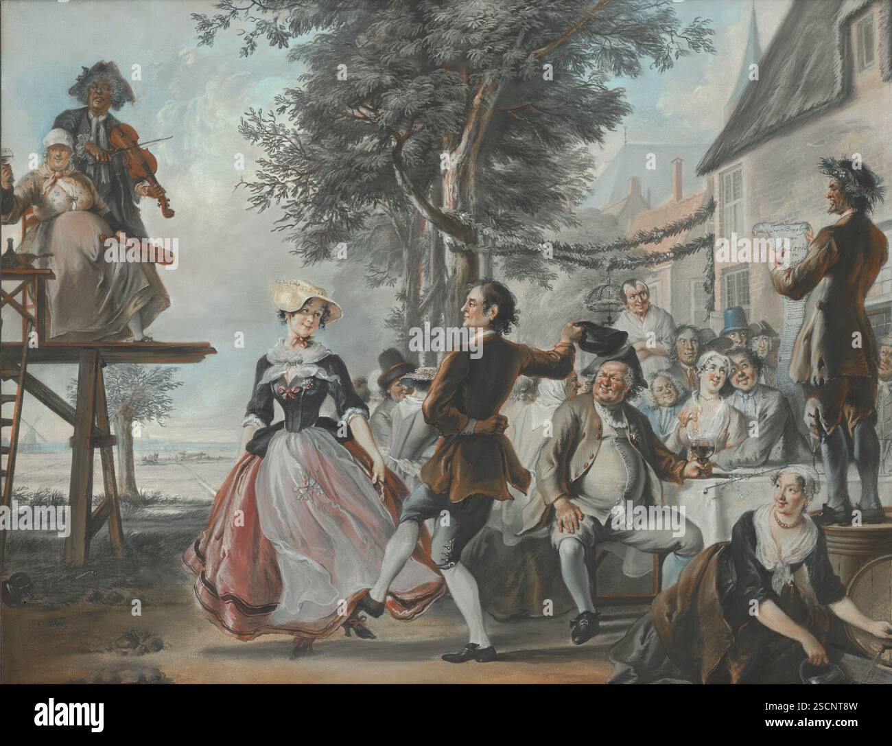 The Wedding of Kloris and Roosje, c1720-1750 Stock Photo - Alamy