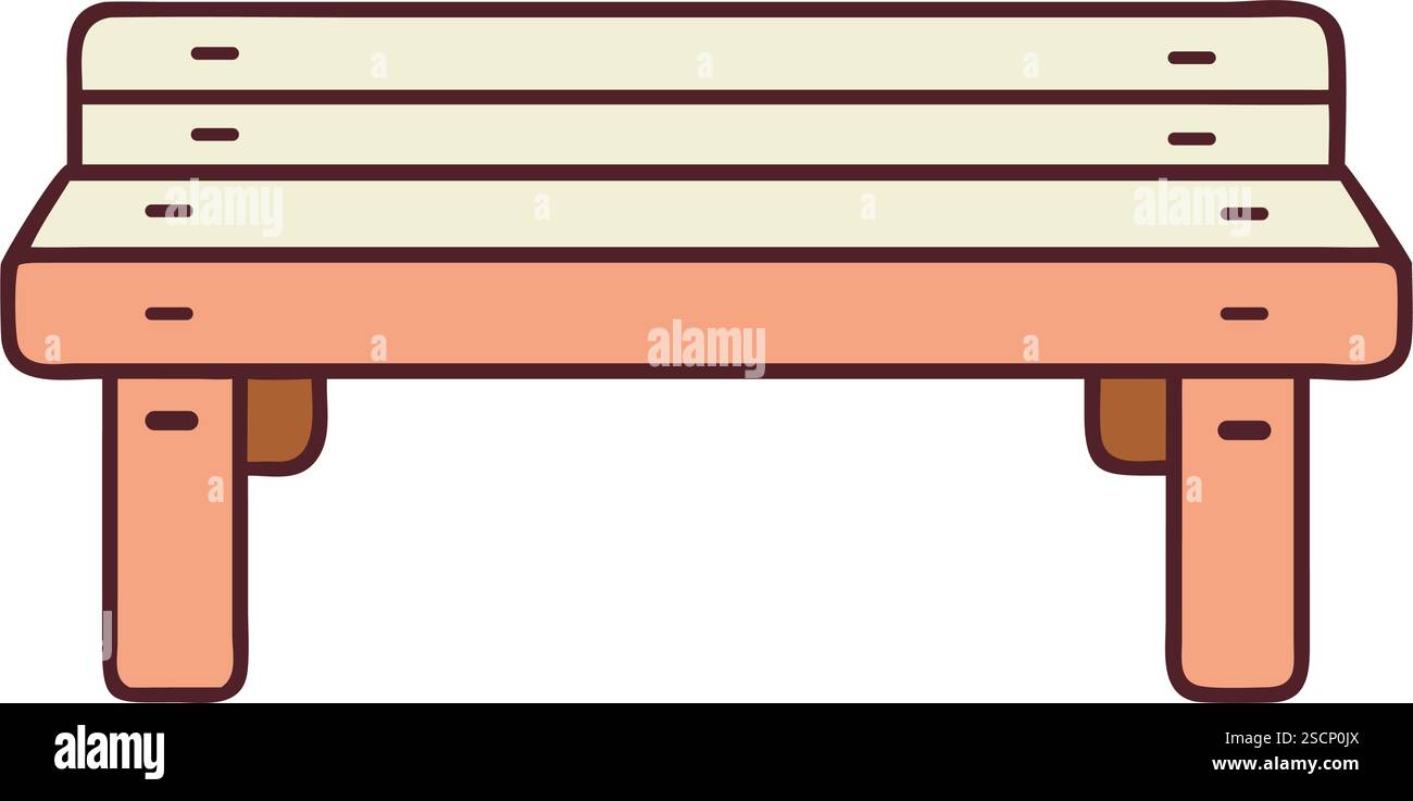 Modern bench seating Stock Vector Images - Alamy