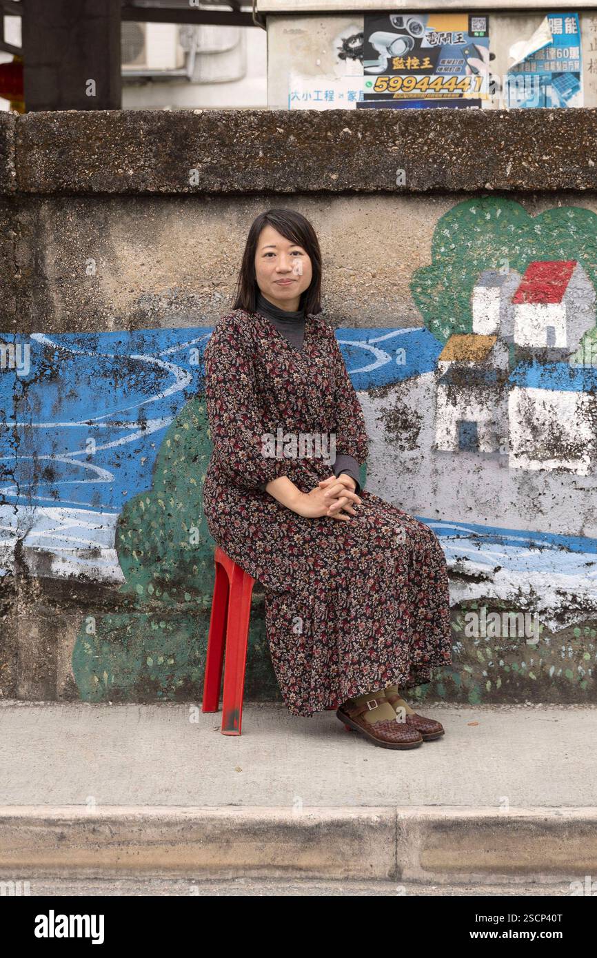 Jessey Tsang Tsui-shan bei einem exklusiven Photoshooting im Stadtviertel Ho Chung auf der ...