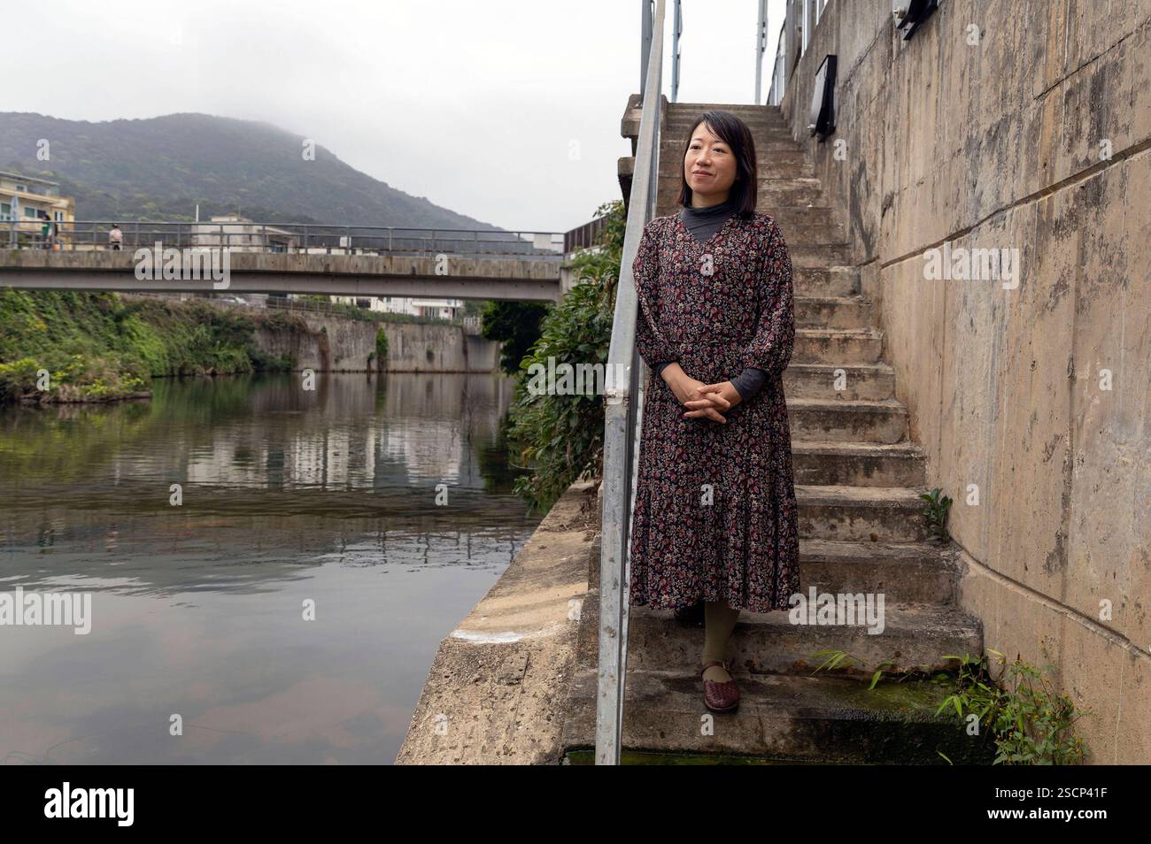 Jessey Tsang Tsui-shan bei einem exklusiven Photoshooting im Stadtviertel Ho Chung auf der ...