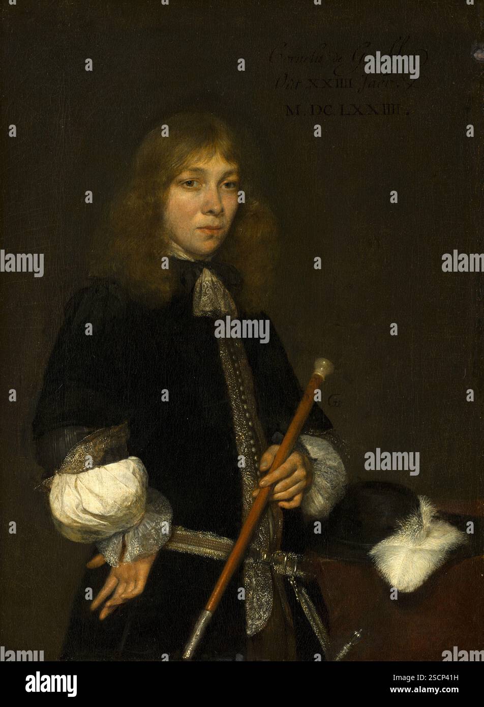 Portrait of Cornelis de Graeff (1650-1678 Stock Photo - Alamy