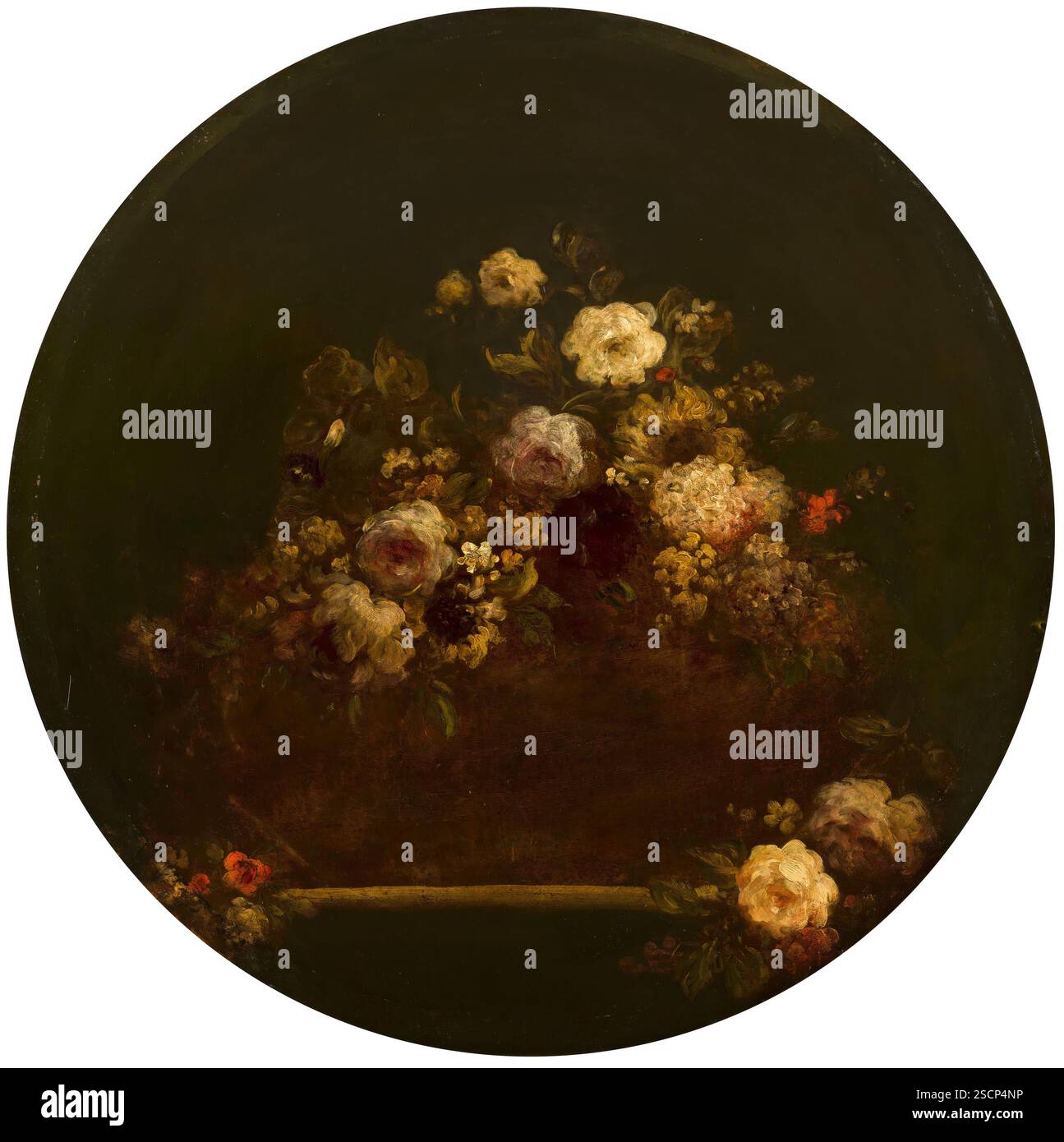 Rose oil flowers on Cut Out Stock Images & Pictures - Alamy