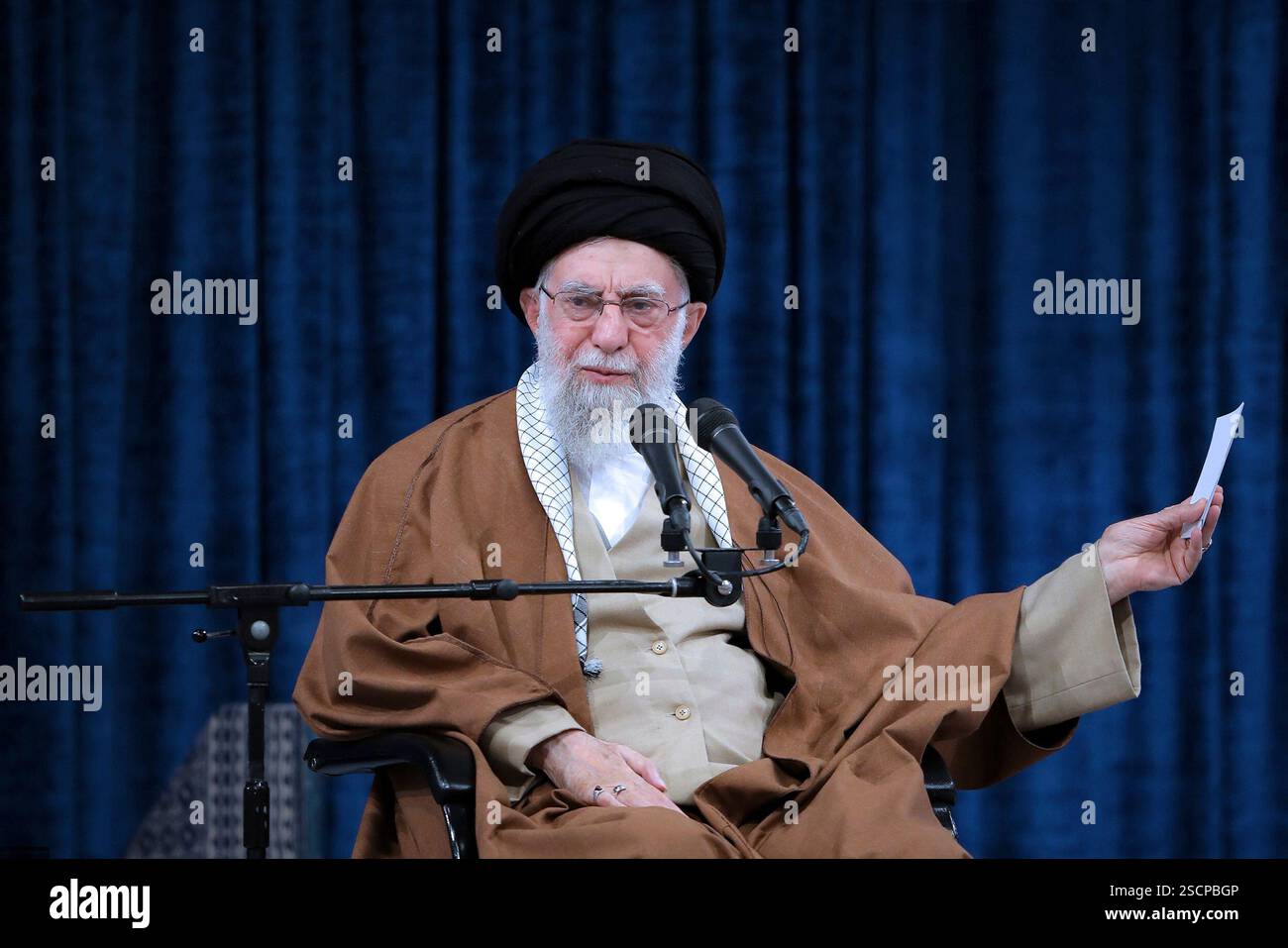 In this photo released by an official website of the office of the ...