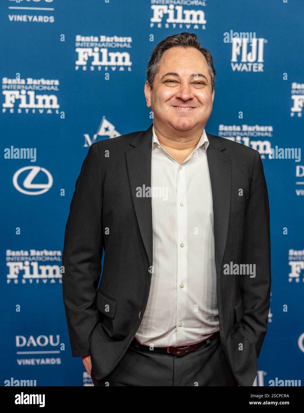 Moderator Scott Feinberg arrives at the 40th Santa Barbara ...