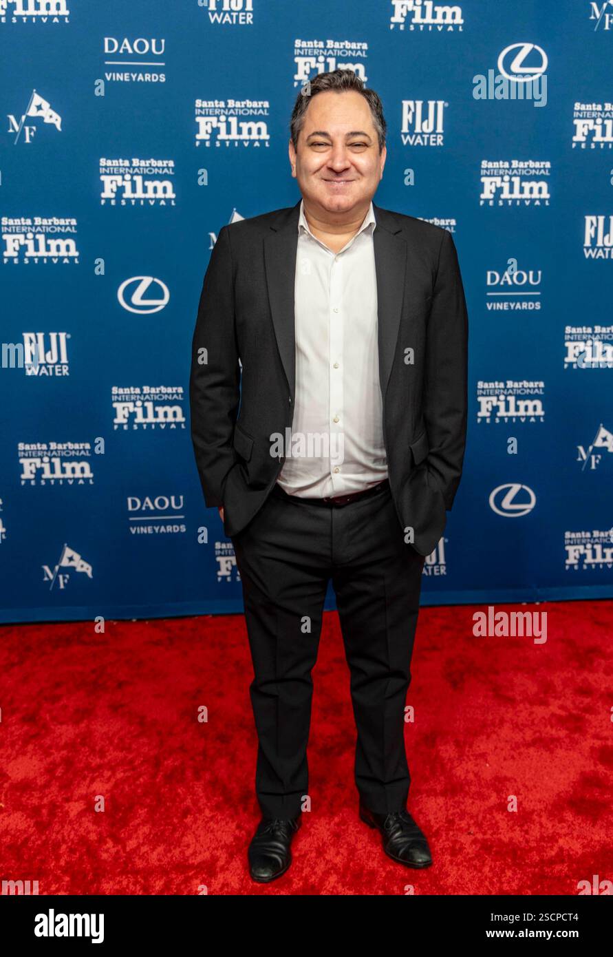 Moderator Scott Feinberg arrives at the 40th Santa Barbara ...