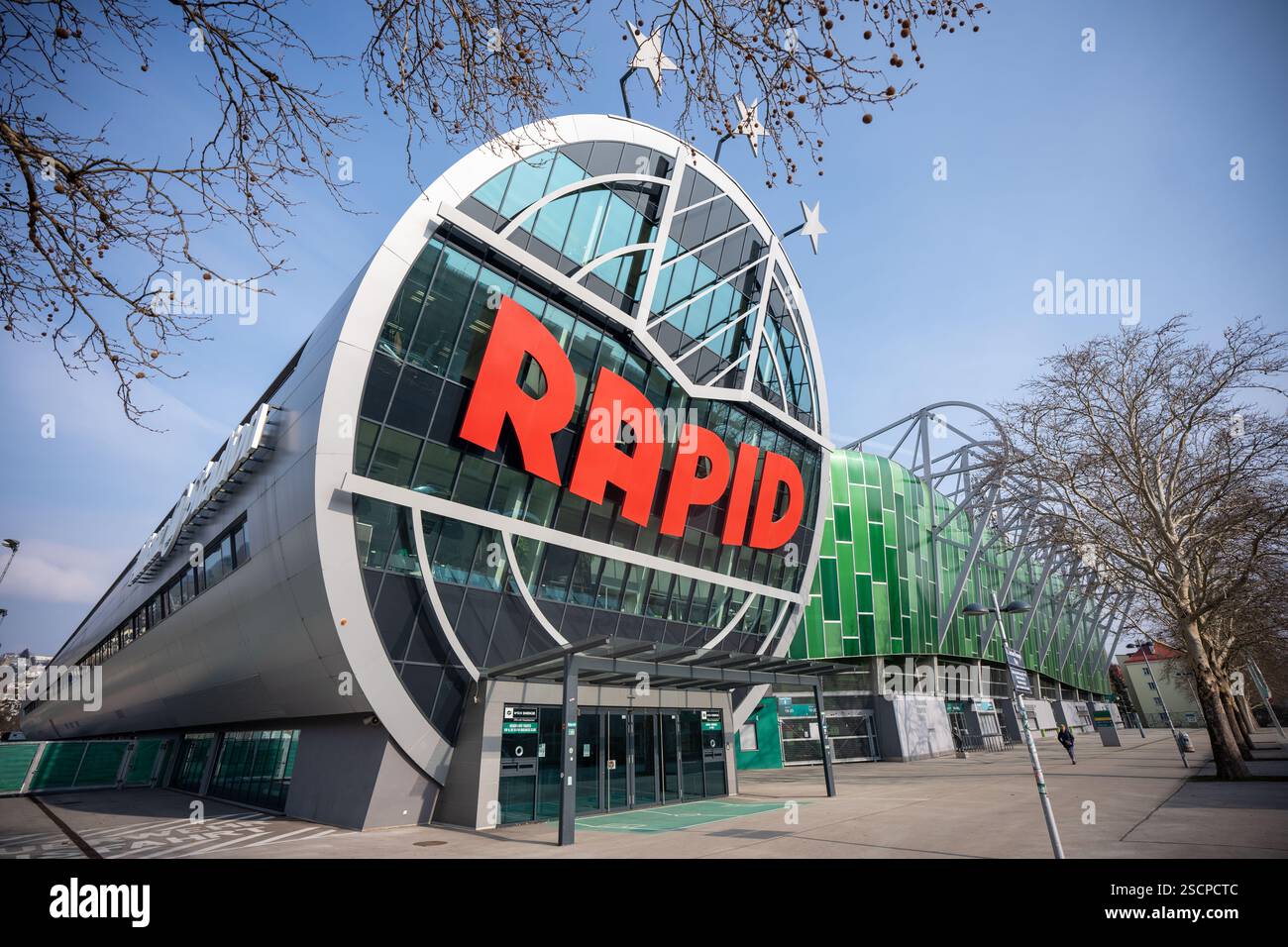 ABD0181 20250207 - WIEN - ÖSTERREICH: THEMENBILD Das Allianz Stadion ...