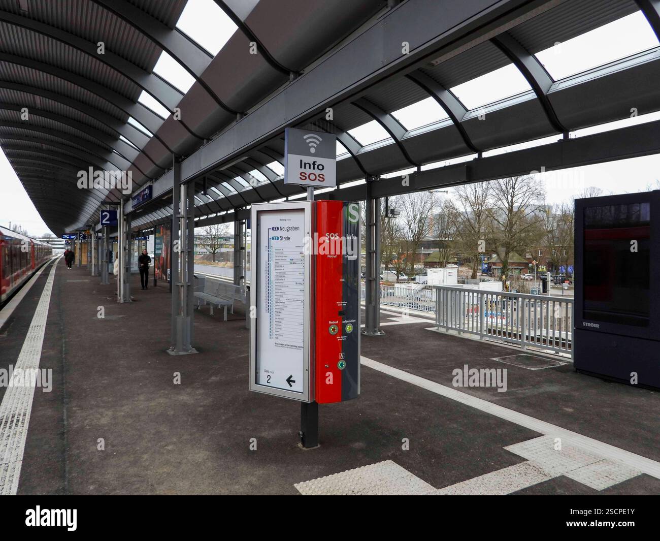 Die Hamburger S-Bahnstation Diebsteich ist seit Heute 07.Februar 2025 ...
