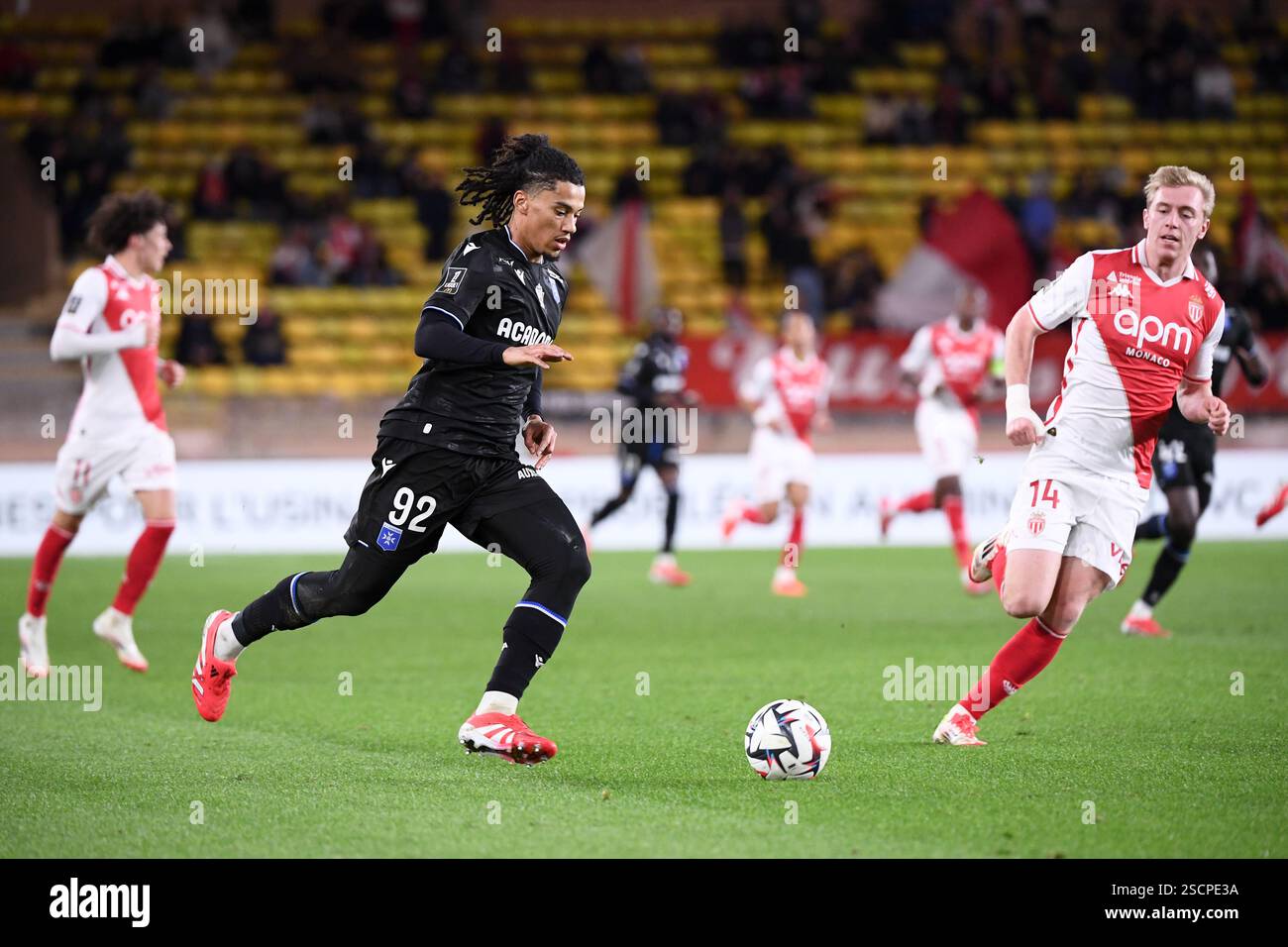 92 Clement AKPA (aja) during the Ligue 1 McDonald's match between ...