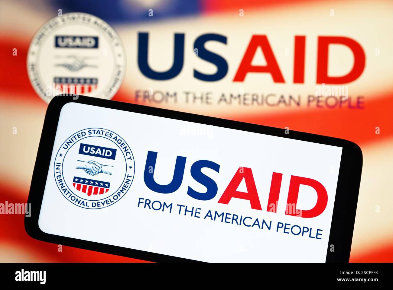 In this photo illustration, the United States Agency for International ...