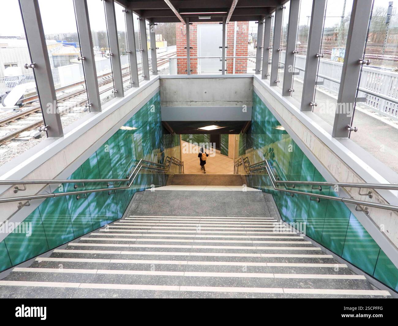 Die Hamburger S-Bahnstation Diebsteich ist seit Heute 07.Februar 2025 ...