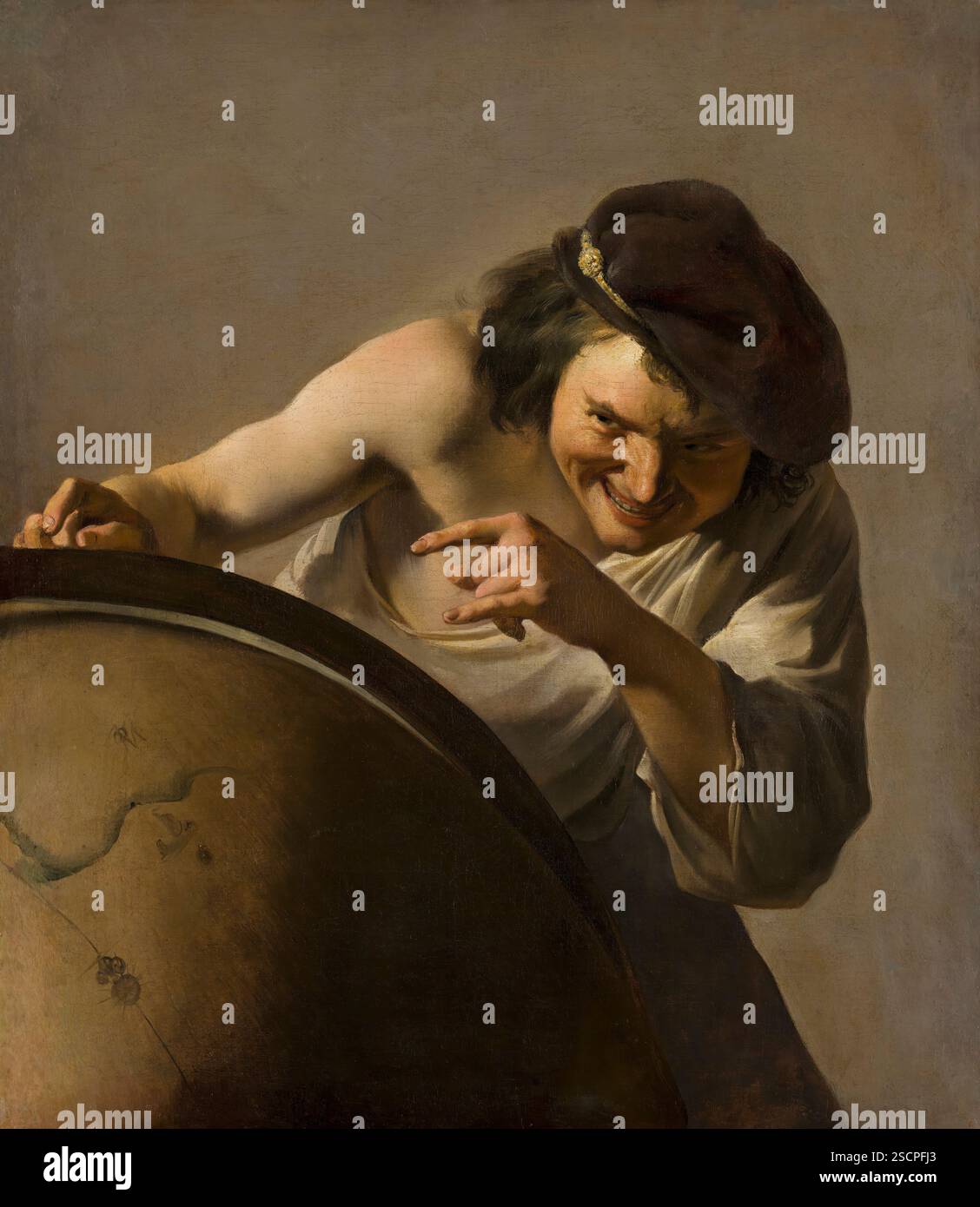 Democritus, the Laughing Philosopher Stock Photo - Alamy