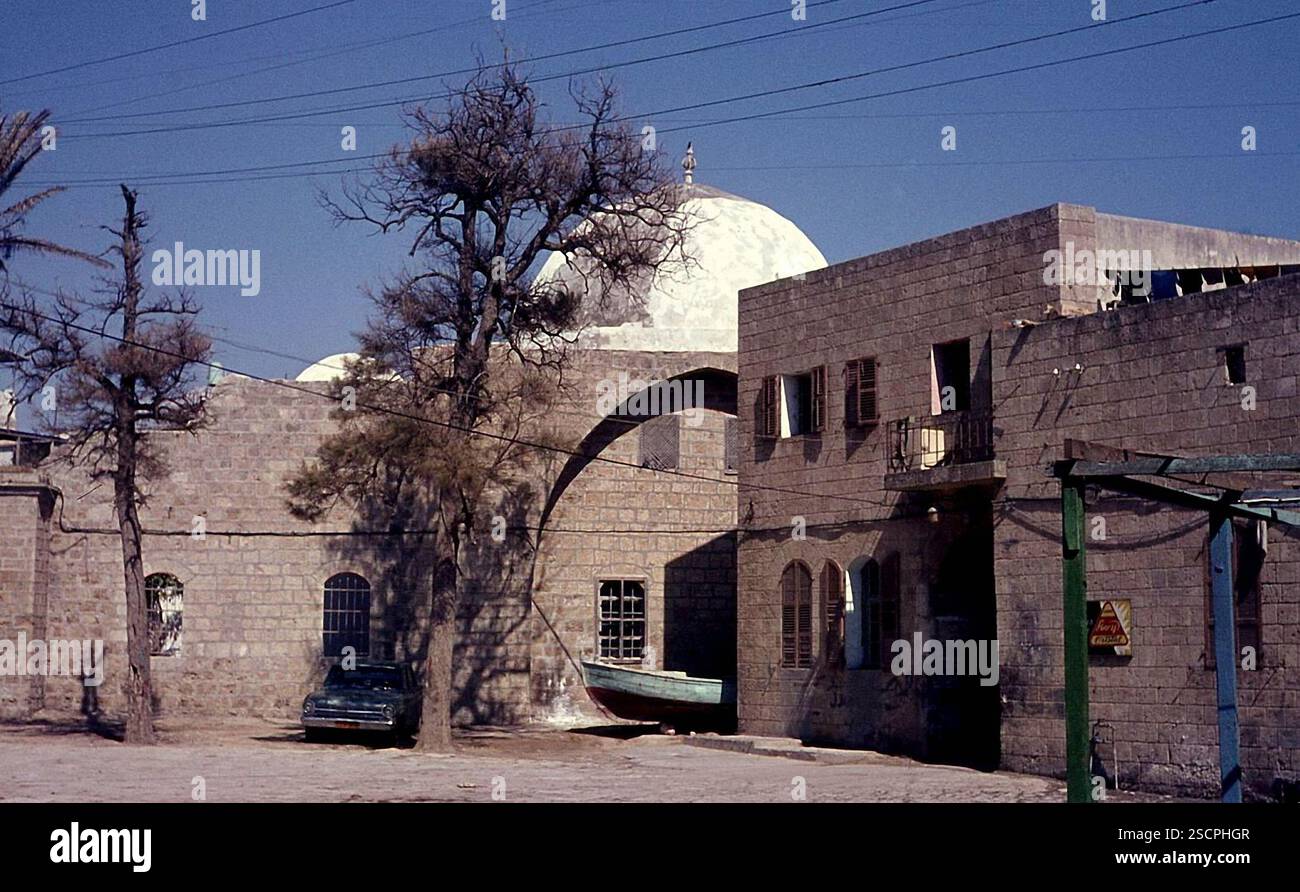 A mosque dome in Akko, Akers, Acre, Accho, Hacco. [automated ...