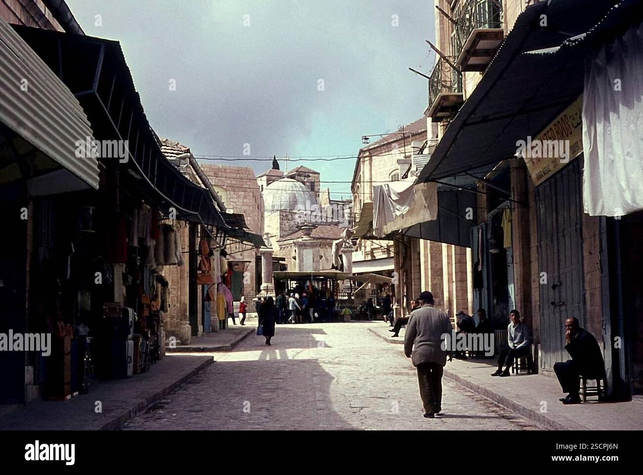 A street in the Old City of Jerusalem. [automated translation] Stock ...