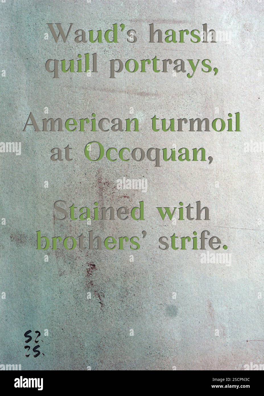 Waud's harsh quill portrays, American turmoil at Occoquan, Stained with ...