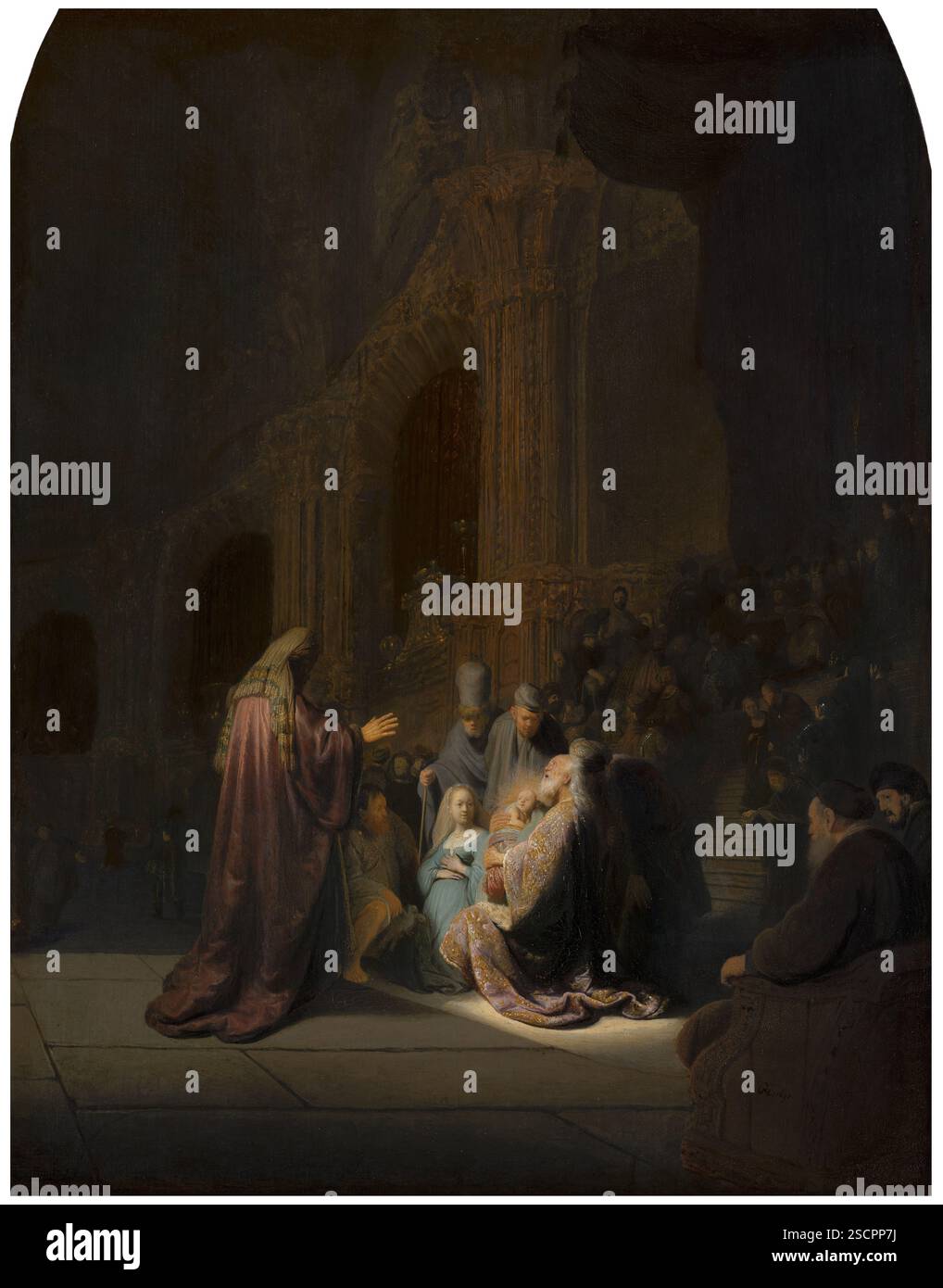 Rembrandt simeon’s song of praise hi-res stock photography and images ...