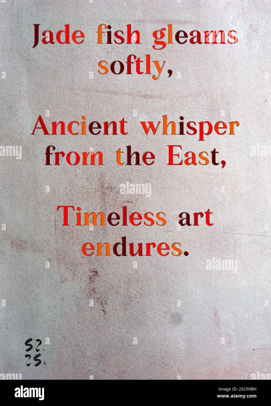 Jade fish gleams softly, Ancient whisper from the East, Timeless art ...