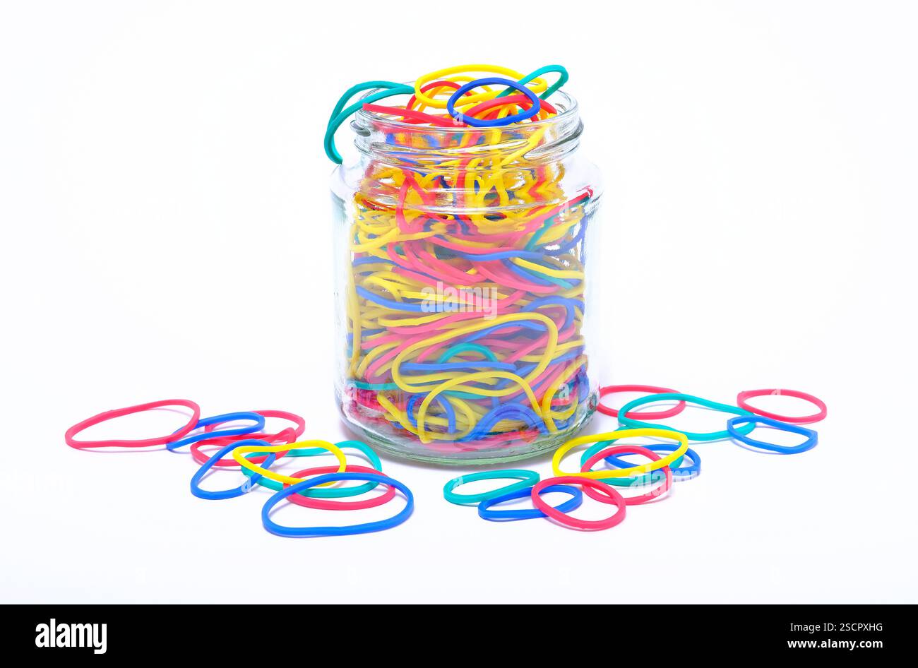 Rubber bands in various sizes hi-res stock photography and images - Alamy