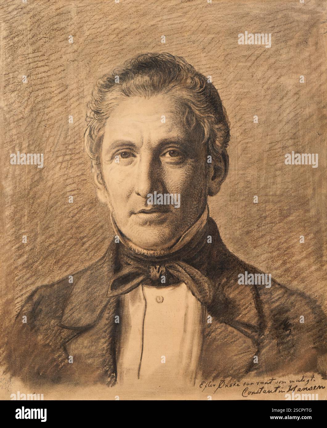 Portrait of Alfred Hage, 1851 Stock Photo - Alamy