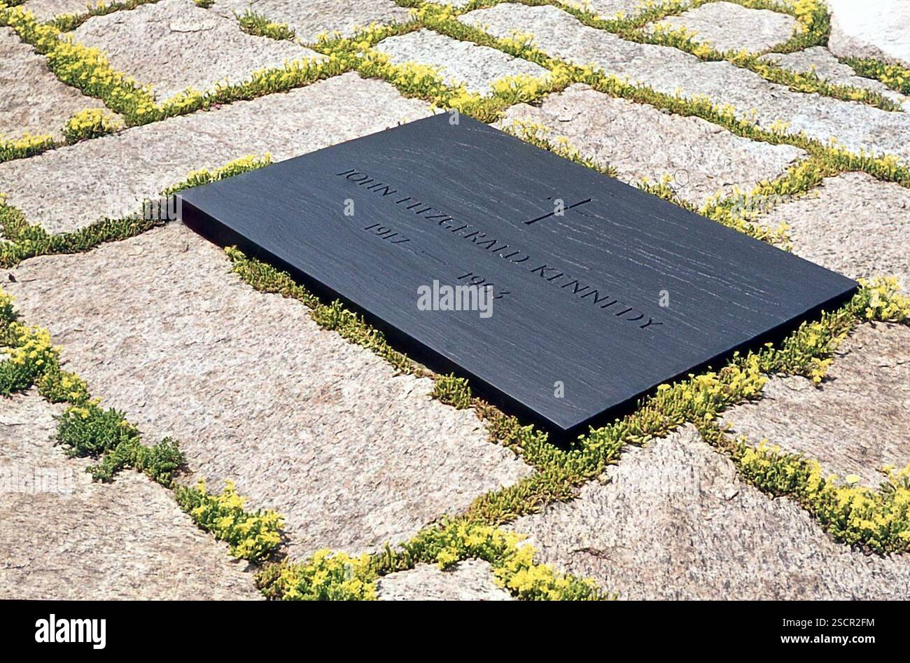 The tomb of John Fitzgerald Kennedy at the Heroes' Cemetery in ...