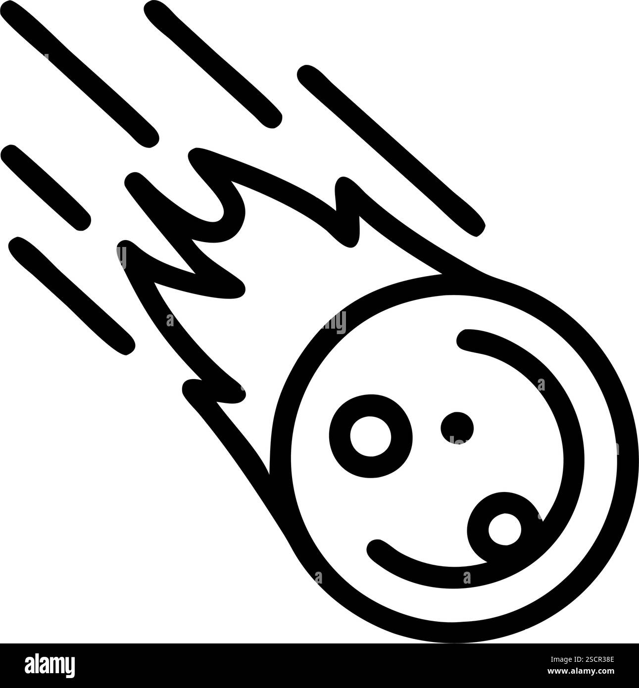 Asteroid collision Cut Out Stock Images & Pictures - Alamy