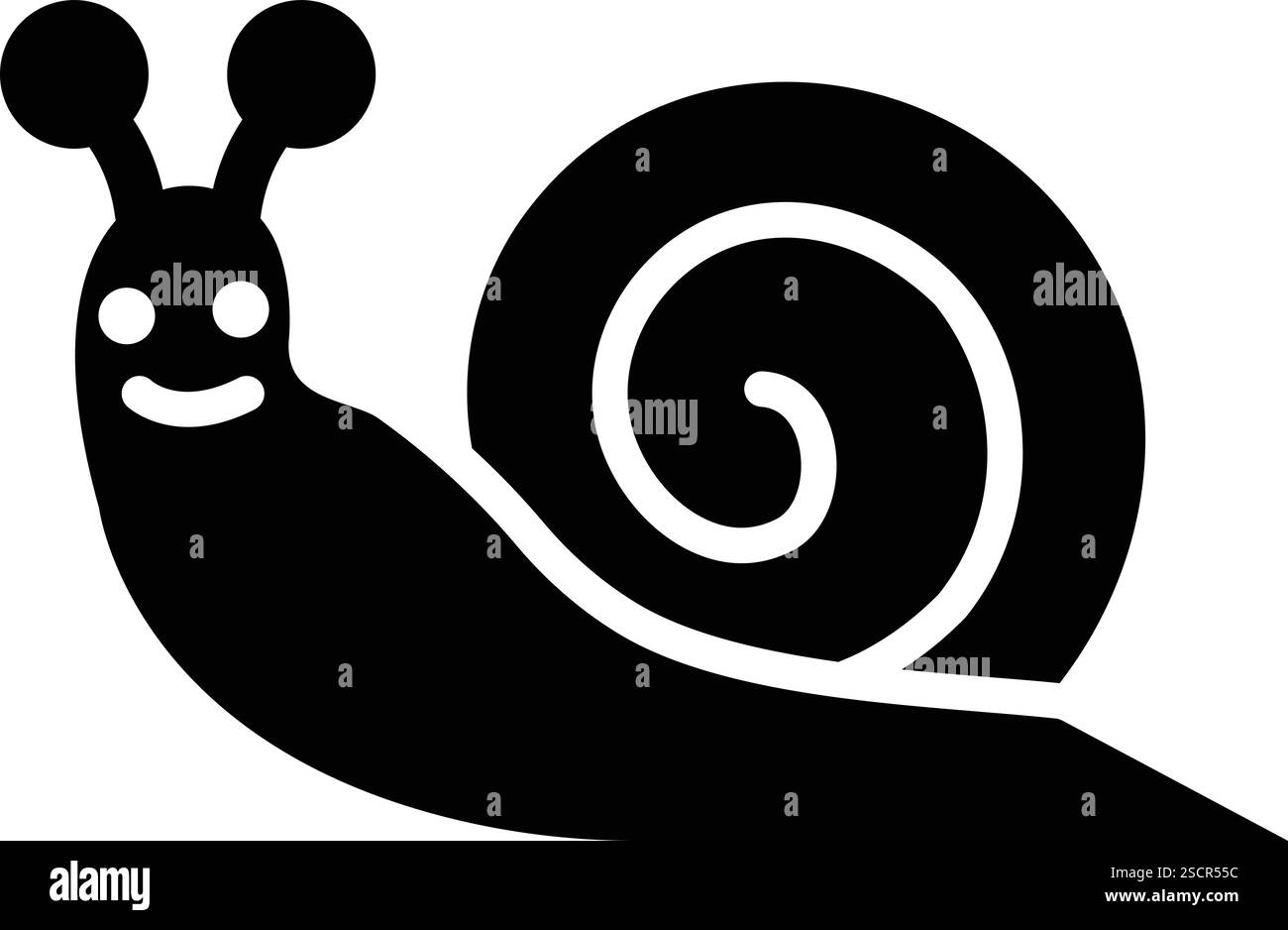 Snail Vector Icon Design Illustration Stock Vector Image & Art - Alamy