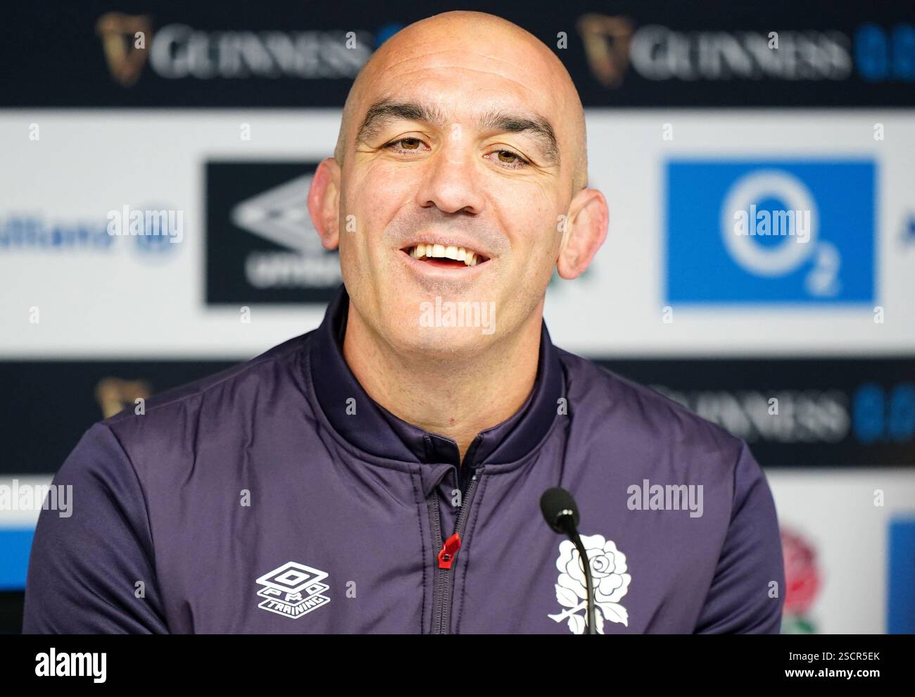 England defensive coach Joe El-Abd during a press conference at the ...