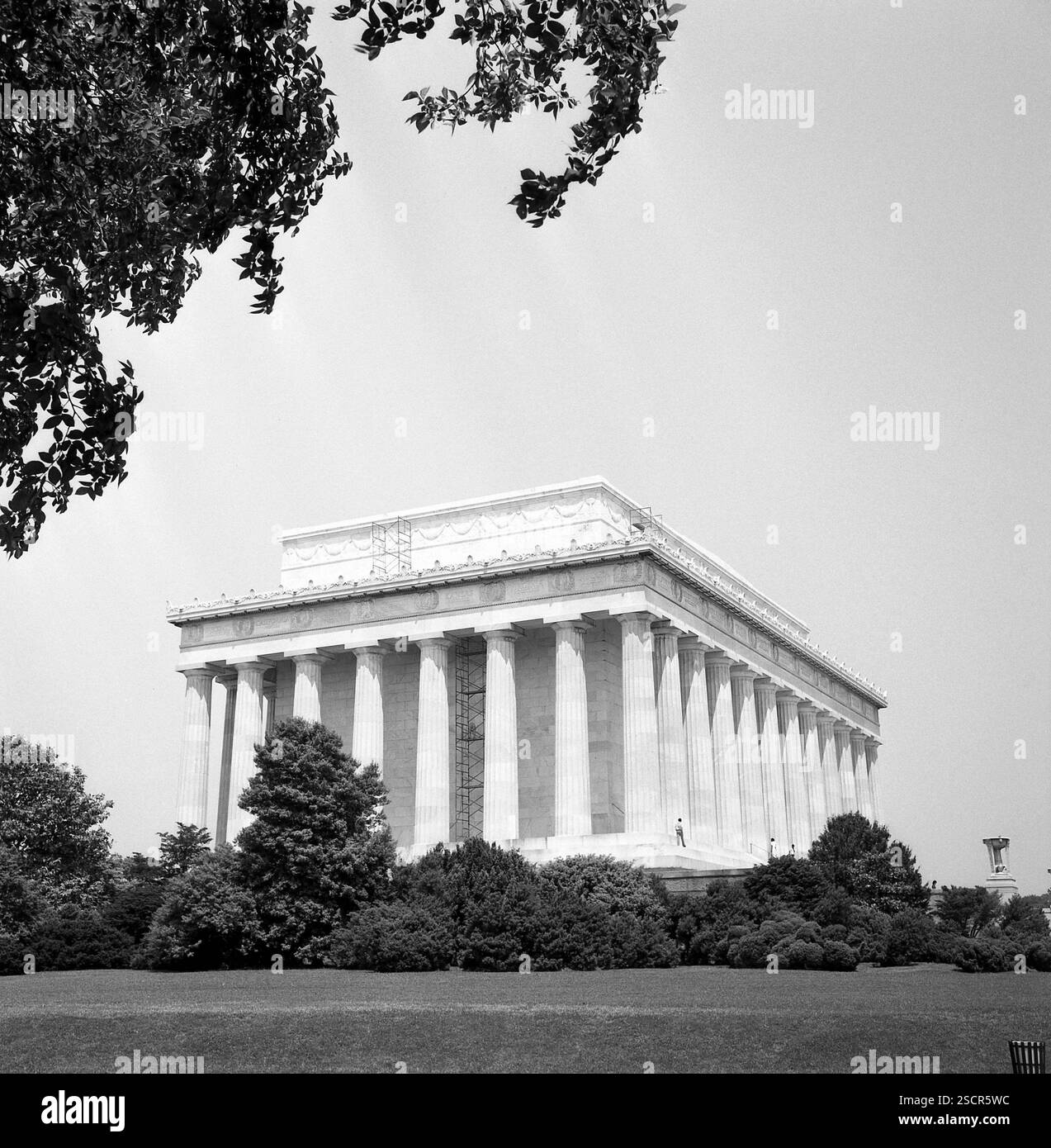Lincoln Memorial in West Potomac Park in Washington D.C.: Picture shows ...