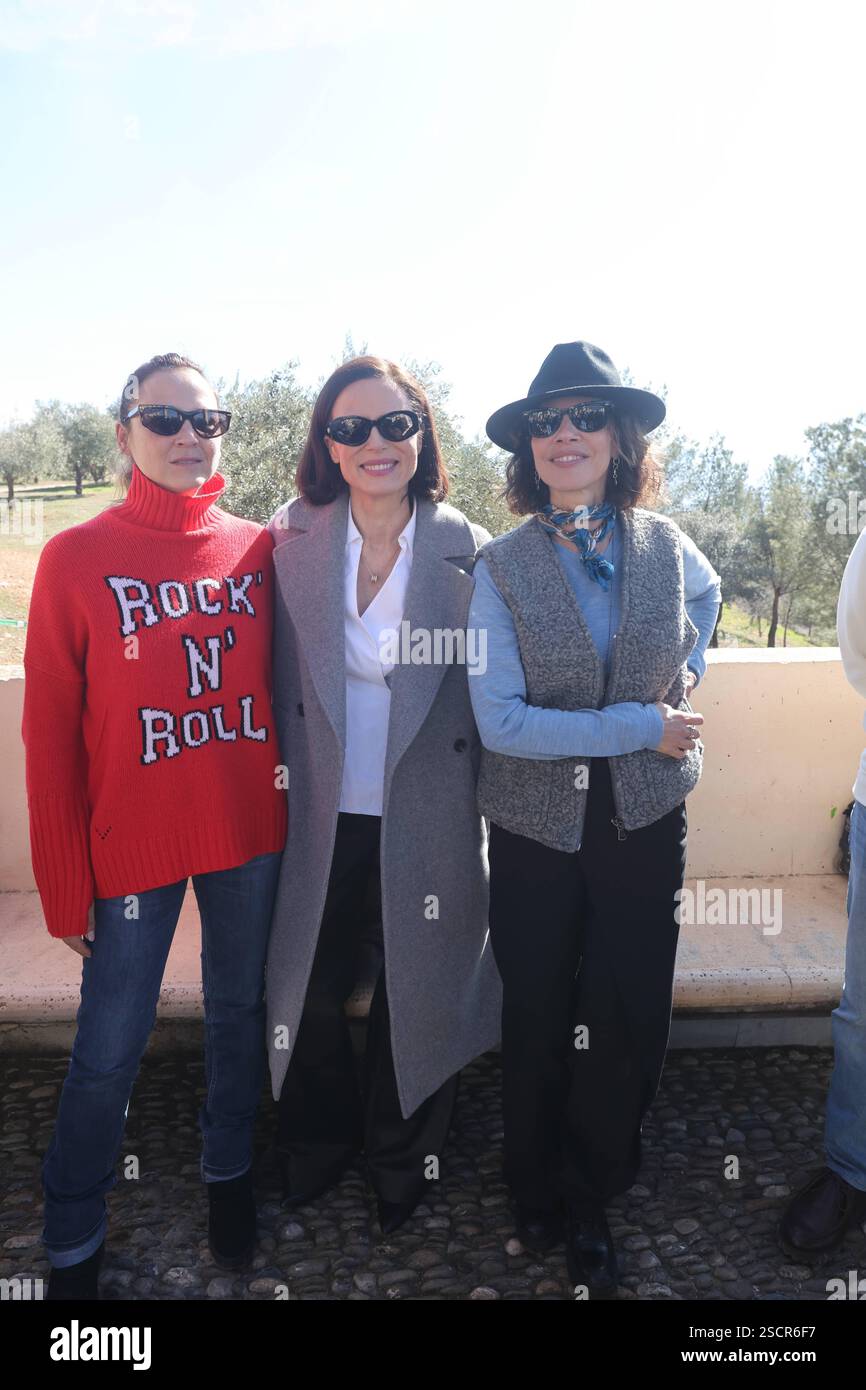Granada, Spain. 07th Feb, 2025. Actresses Maribel Verdu and Leonor ...