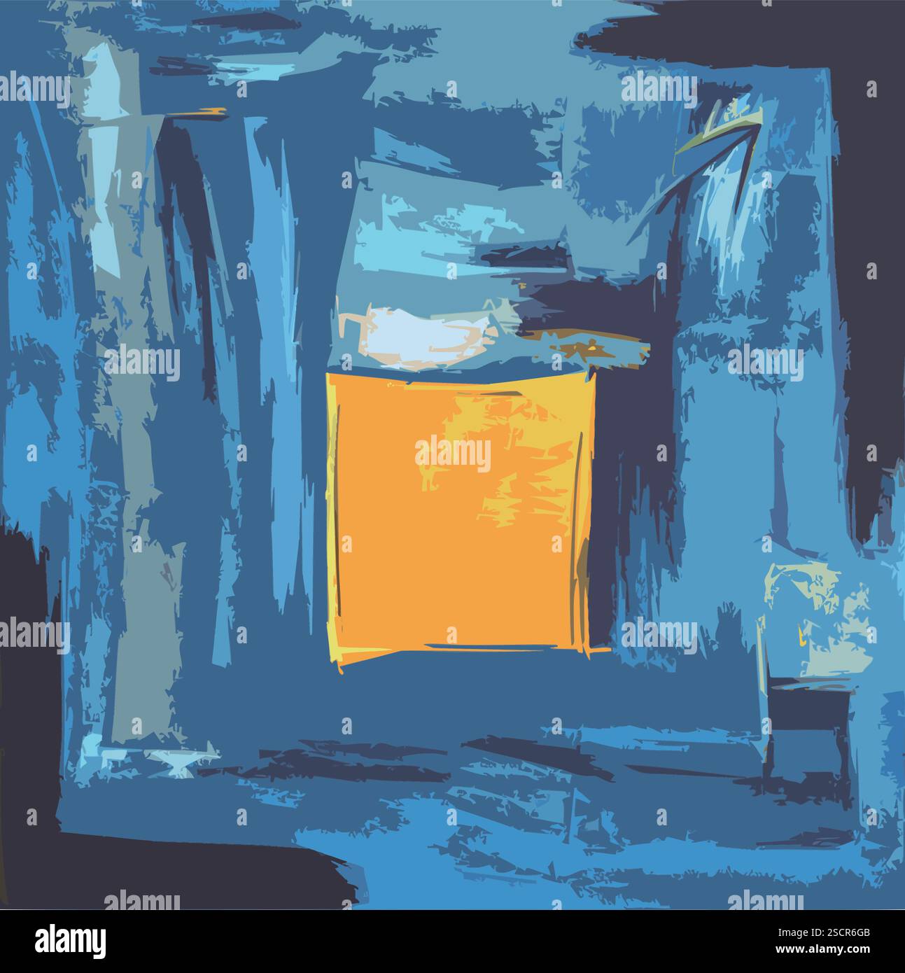 Original Modern Abstract Art - Vector Illustration From Original ...