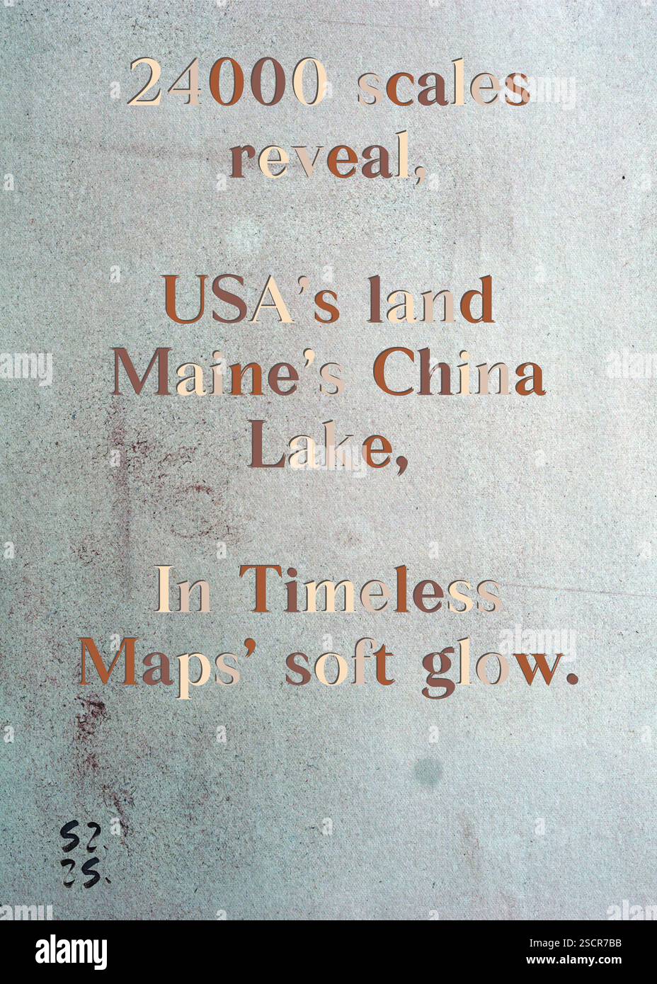24000 scales reveal, USA's land Maine's China Lake, In Timeless Maps ...
