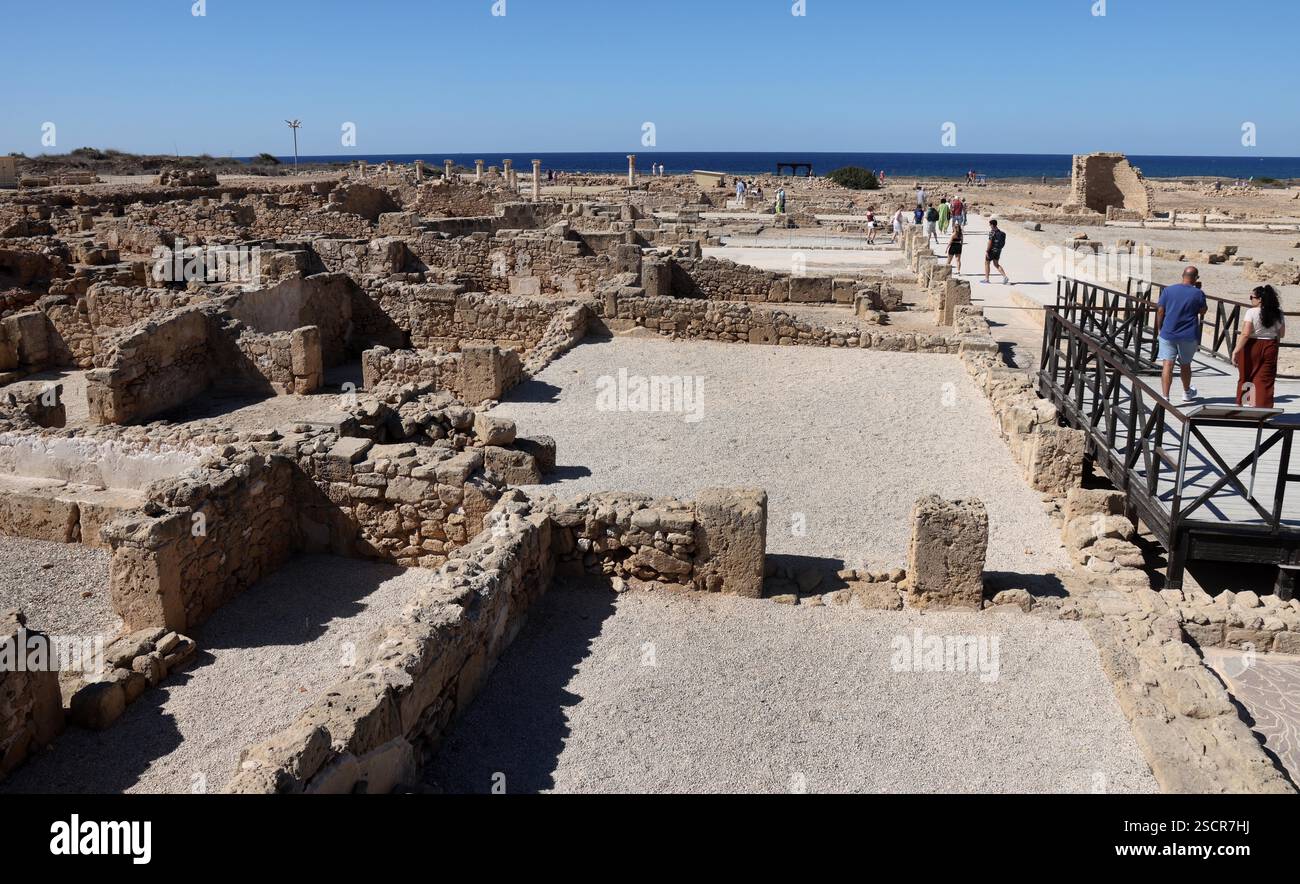The Paphos Archaeological Park covers most of the ancient Greek and ...