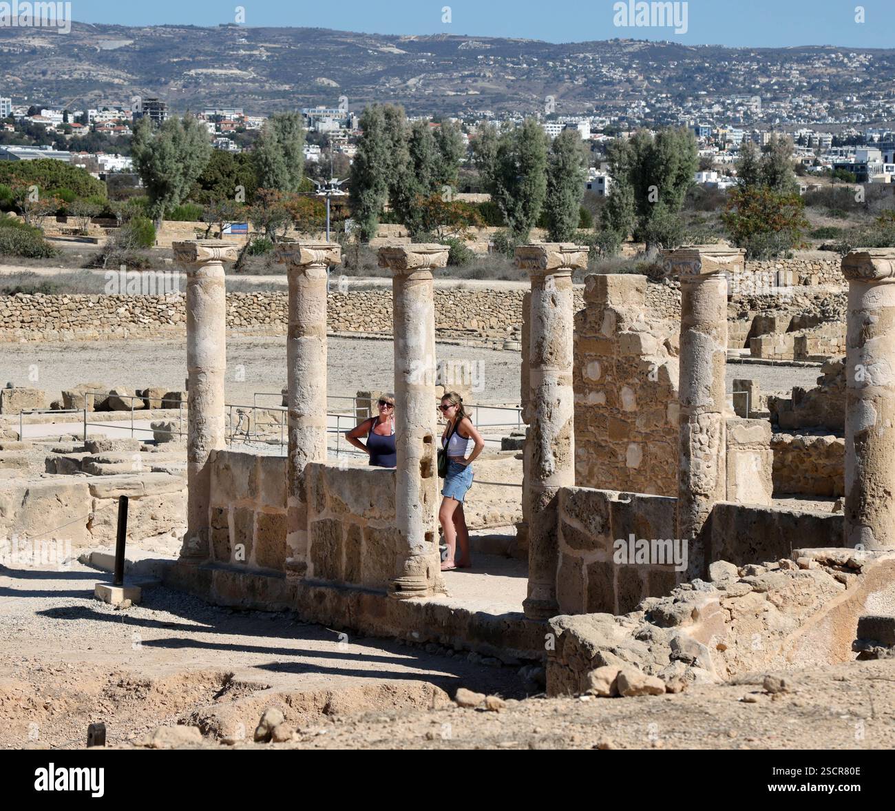 The Paphos Archaeological Park covers most of the ancient Greek and ...