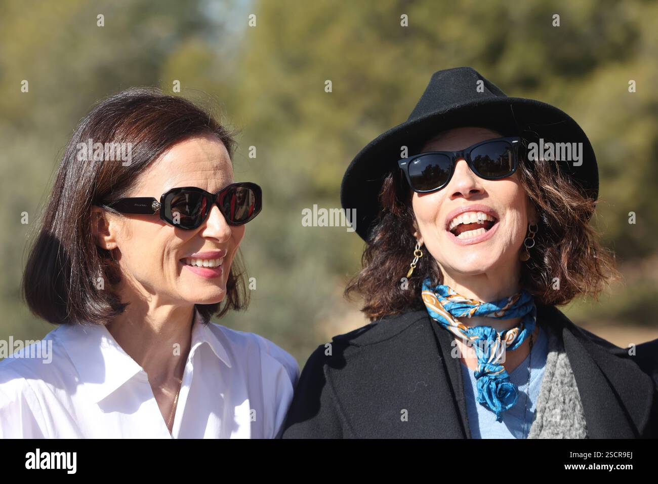 Granada, Spain. 07th Feb, 2025. Actresses Maribel Verdu and Leonor ...
