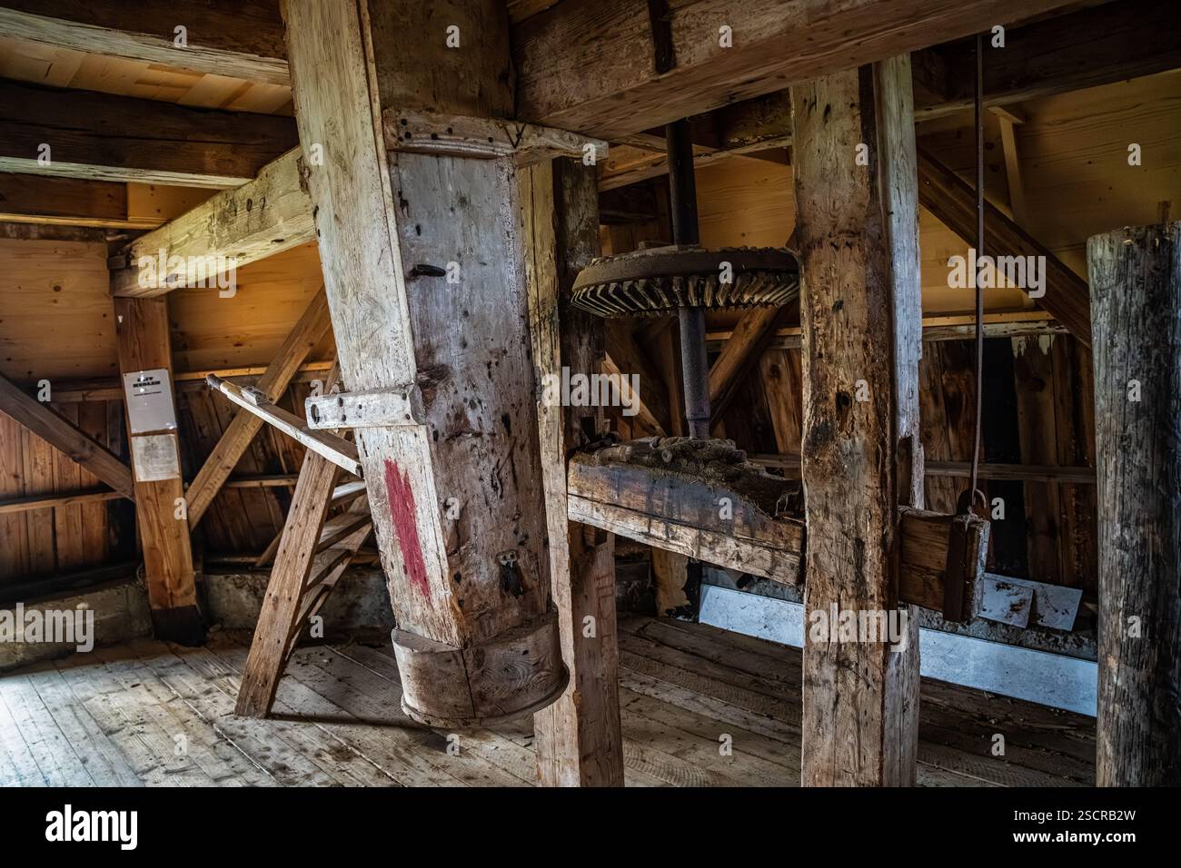Paper grinding machine wooden wheel hi-res stock photography and images ...