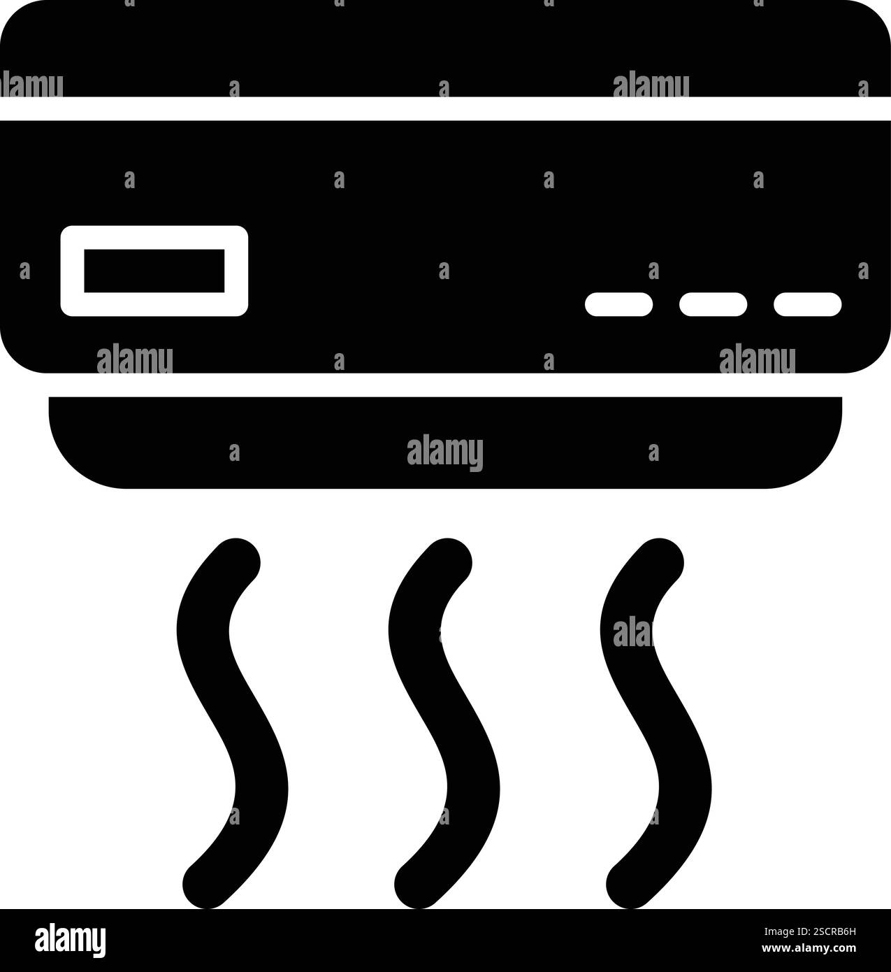 Air conditioner Vector Icon Design Illustration Stock Vector Image ...