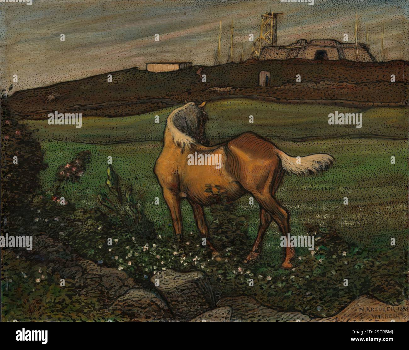 Yellow Horse, 1898 Stock Photo - Alamy