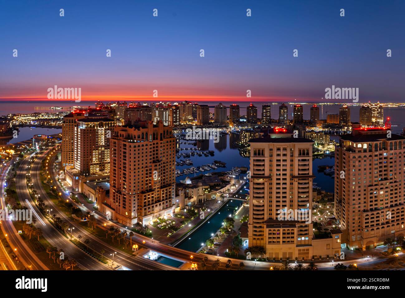 Pearl qatar sunrise hi-res stock photography and images - Alamy