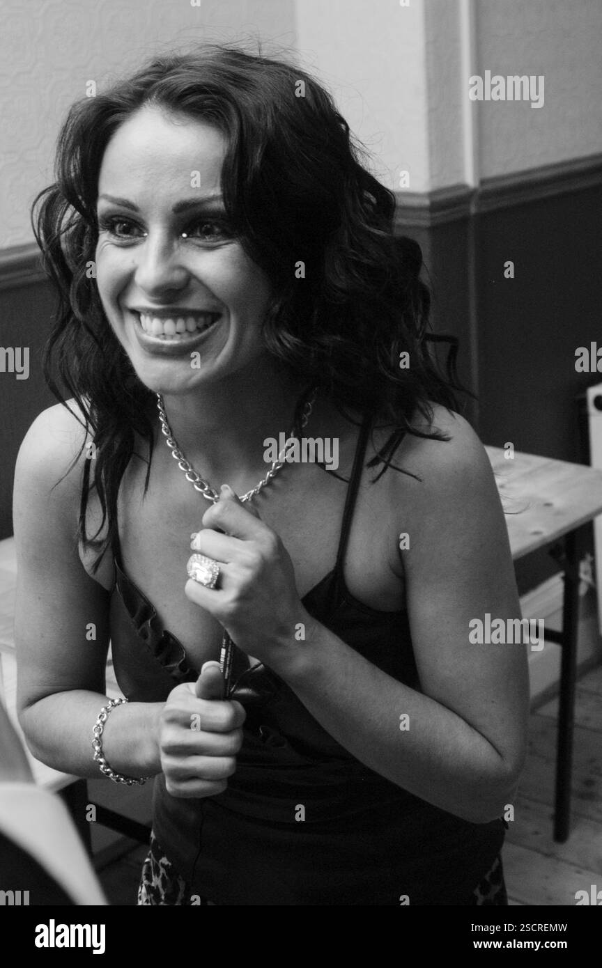 JAN ANDERSON, ACTRESS, 2002: Welsh actress Jan Anderson backstage at ...