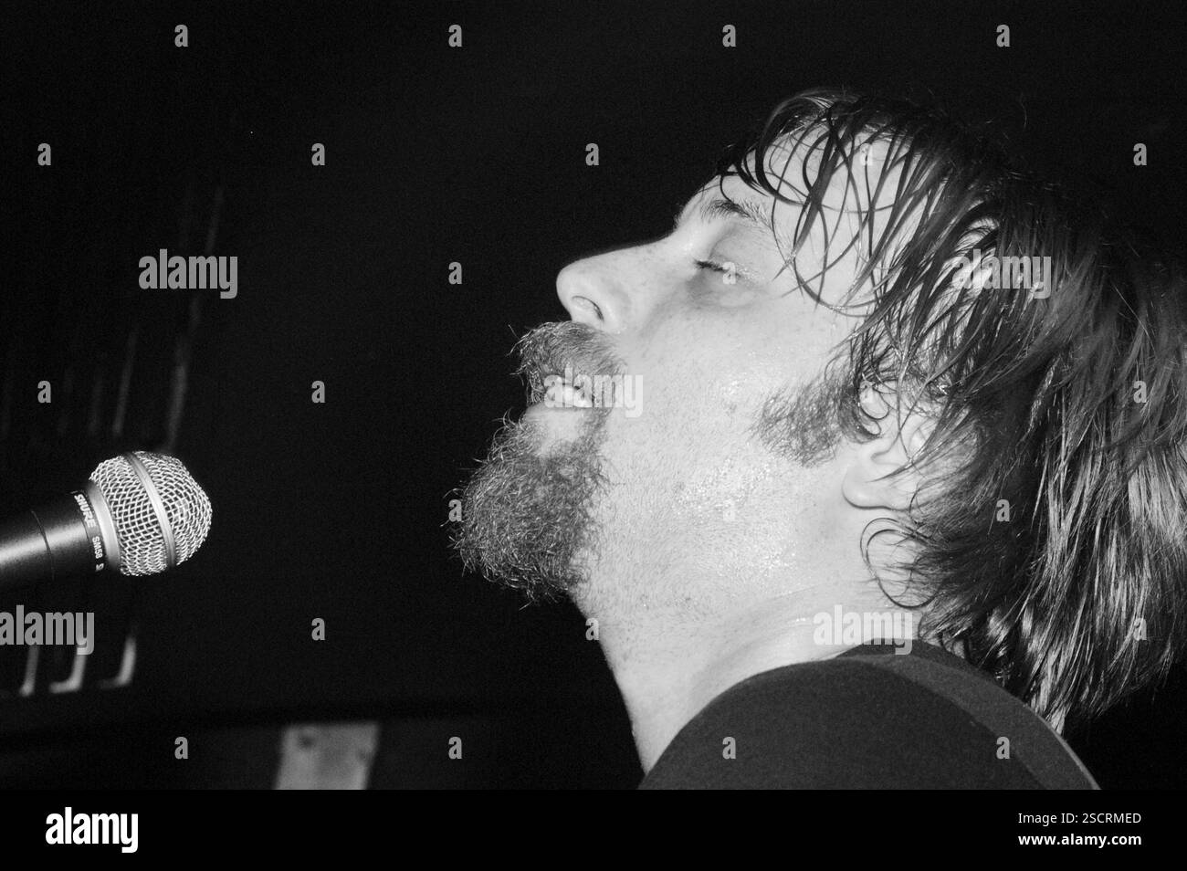 YOUNG DAN AUERBACH, THE BLACK KEYS, 2003: A young Dan Auerbach of THE ...