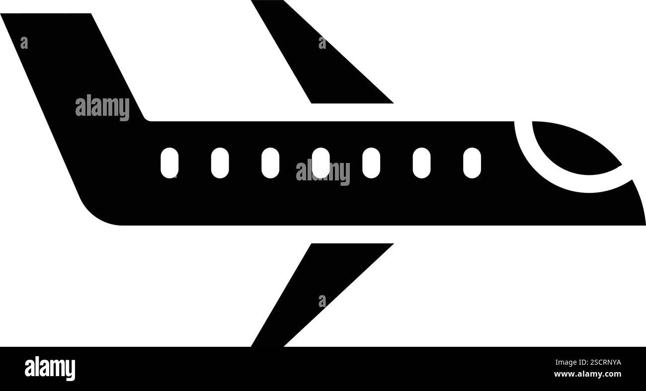 Airplane Vector Icon Design Illustration Stock Vector Image & Art - Alamy