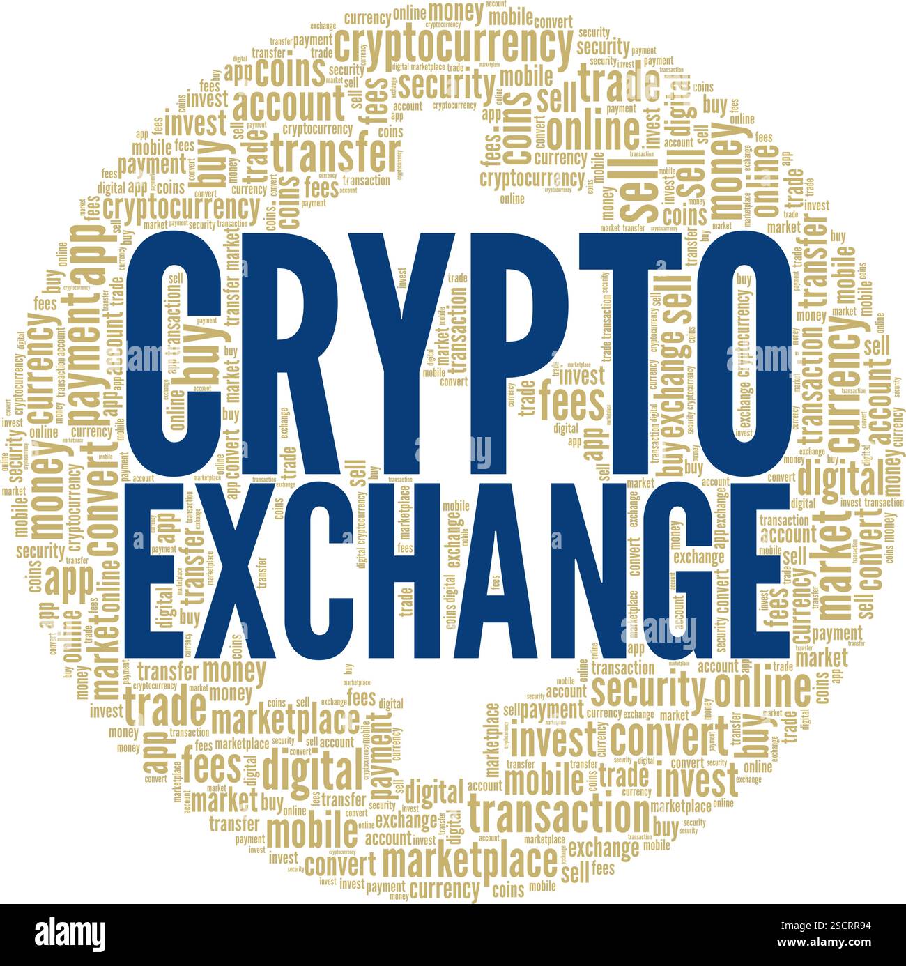 Cryptography vector illustration word hi-res stock photography and ...