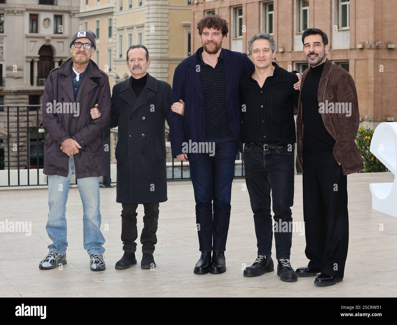 Rome, Italy. 07th Feb, 2025. Rome, Barberini cinema, photocall film ...