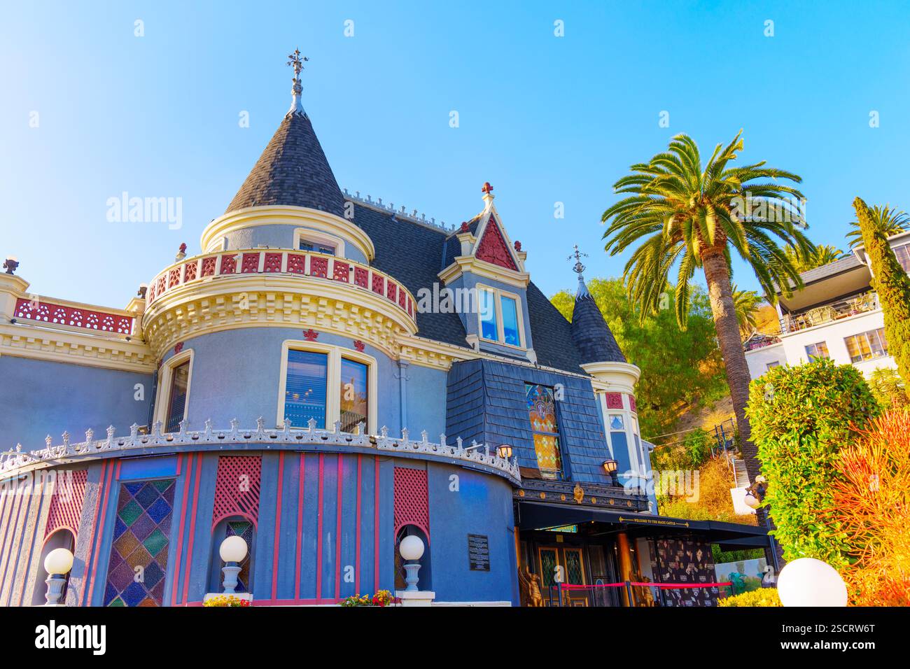 Los Angeles, California - January 8, 2025: Iconic Magic Castle building ...