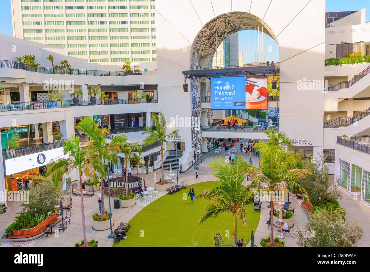 Los Angeles, California - January 8, 2025: Picturesque view of lively ...