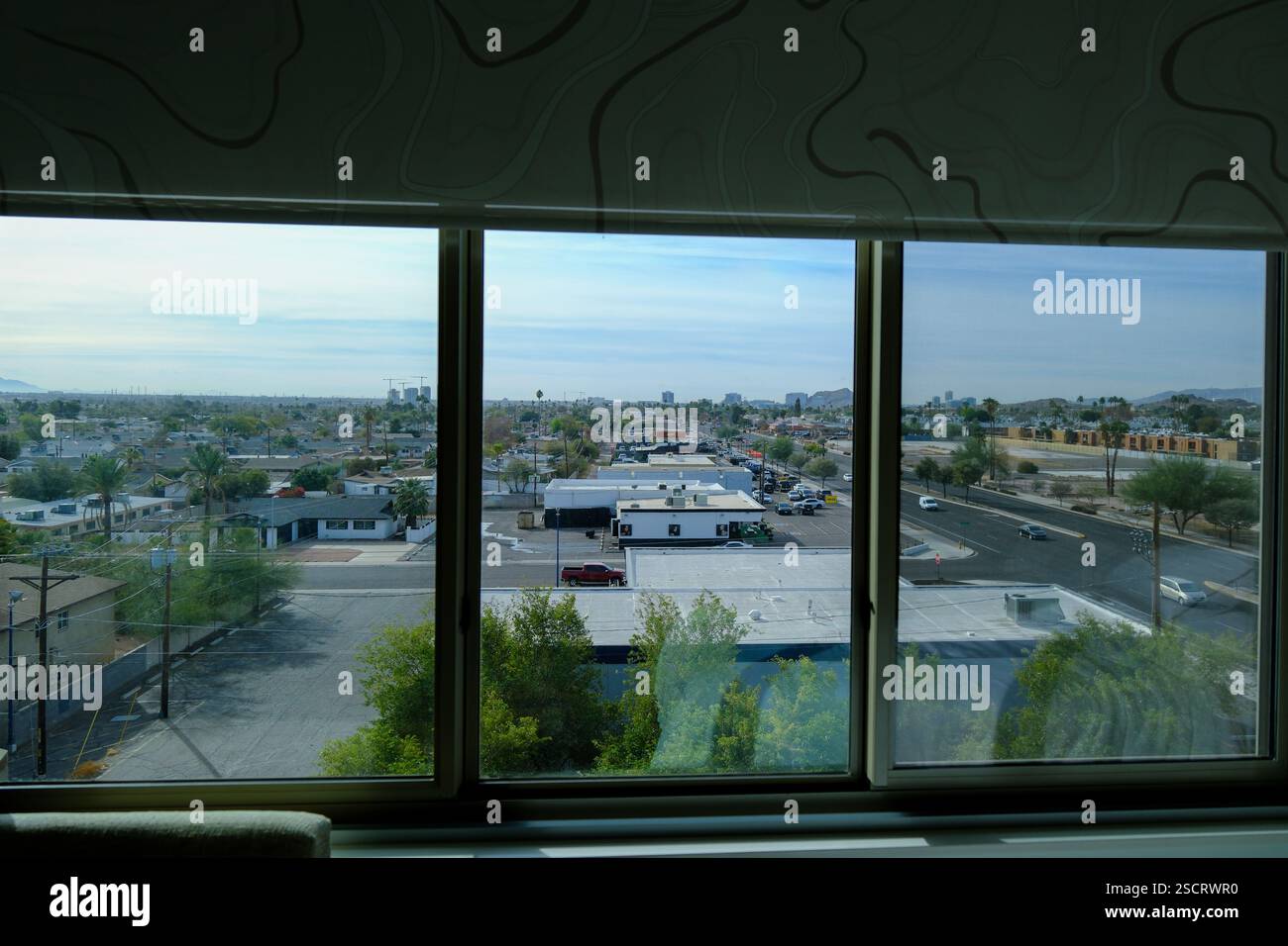 Scottsdale, AZ, USA - 20 JAN 2025 - A view over Scottsdale, Phoenix ...
