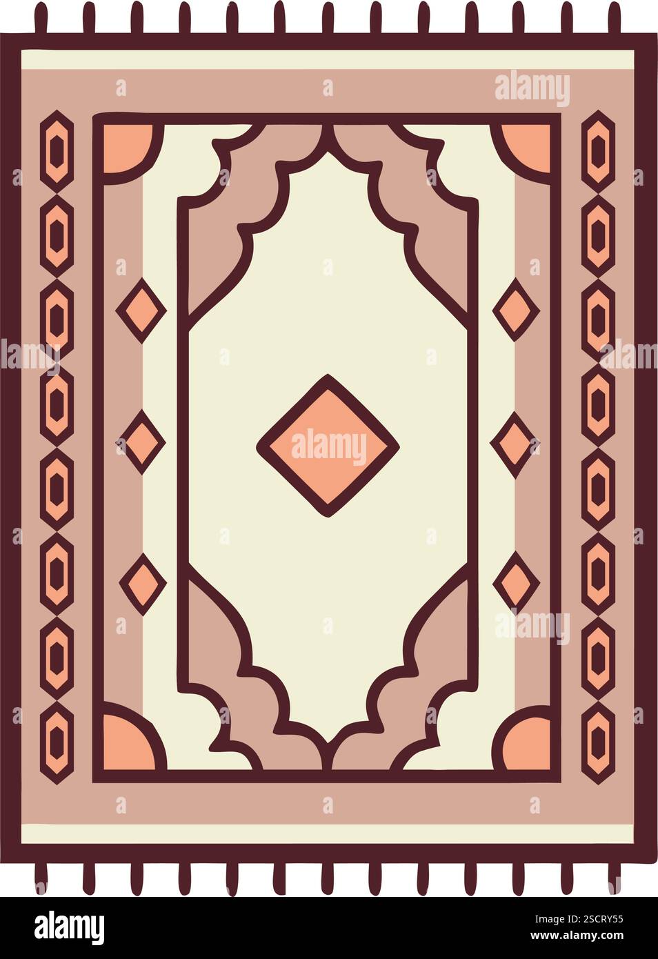 Luxurious rug pattern Stock Vector Images - Alamy