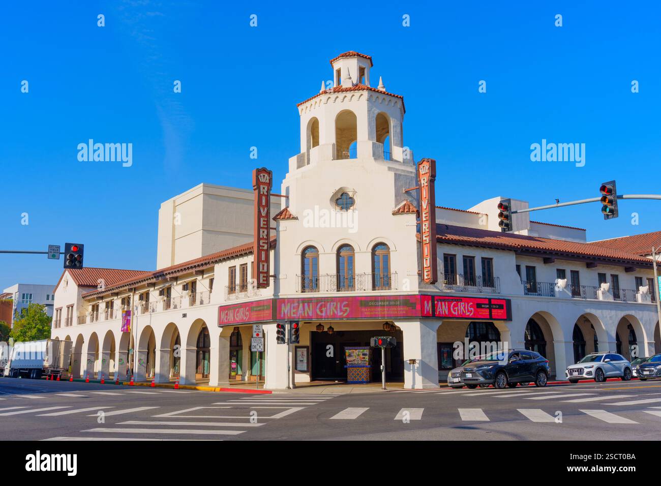 Riverside, California - December 31, 2024: View of the Riverside Fox ...
