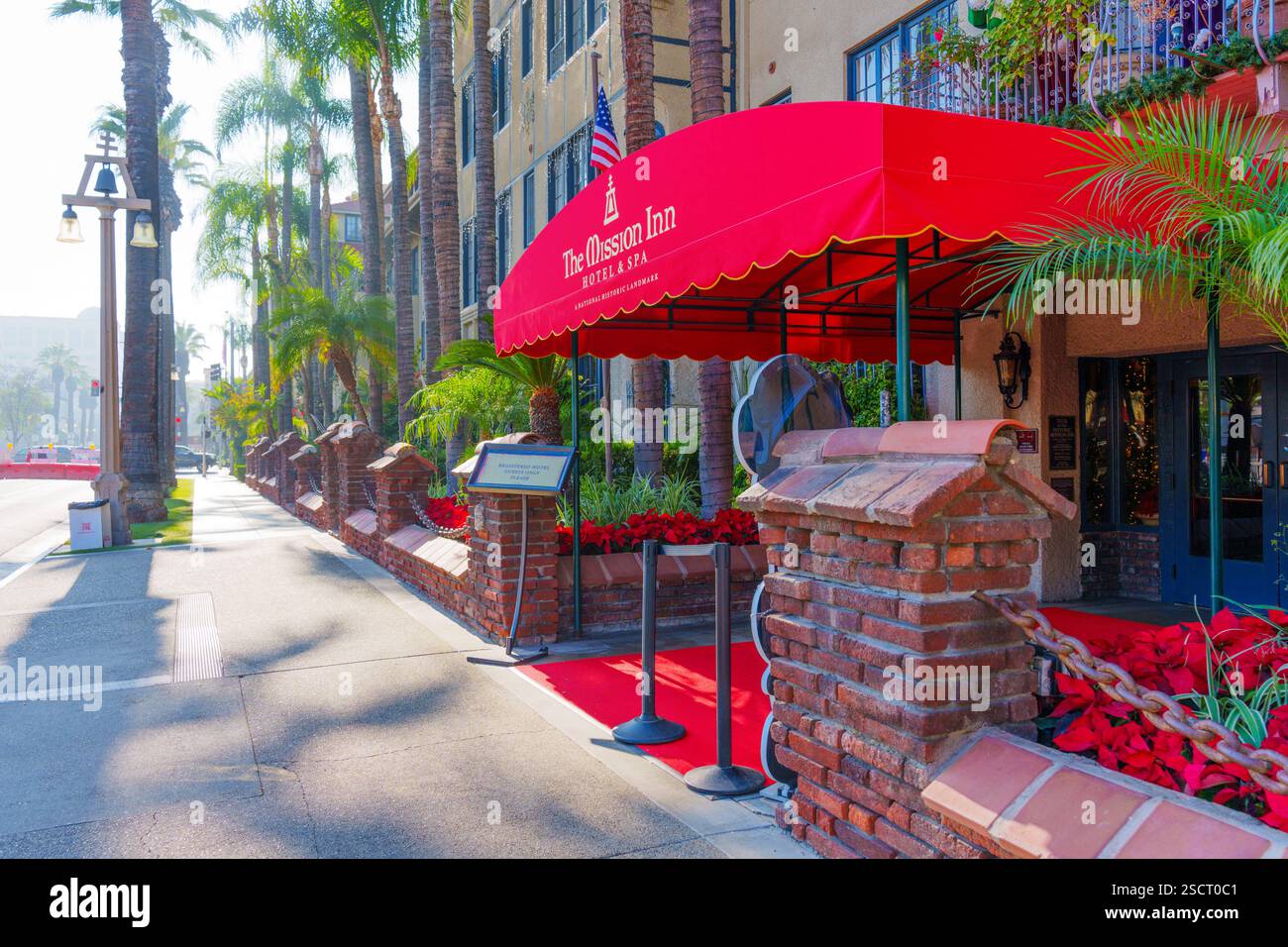 Riverside, California - December 31, 2024: View of the entrance to The ...