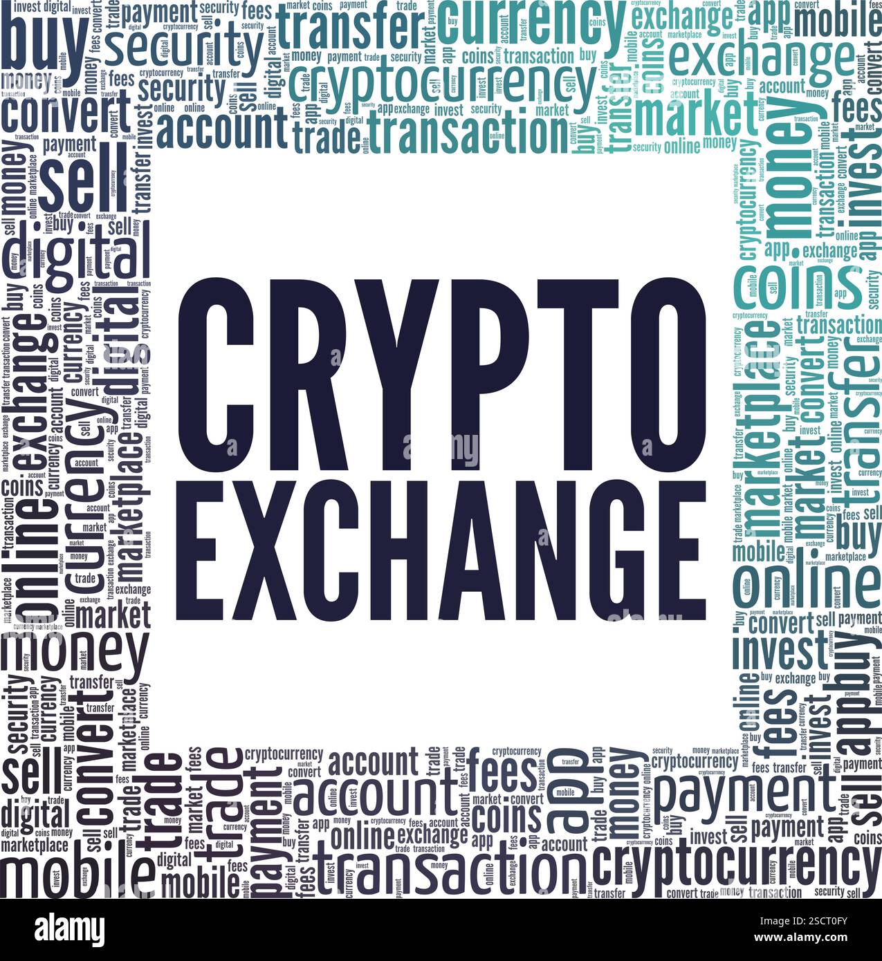 Cryptography vector illustration word hi-res stock photography and ...